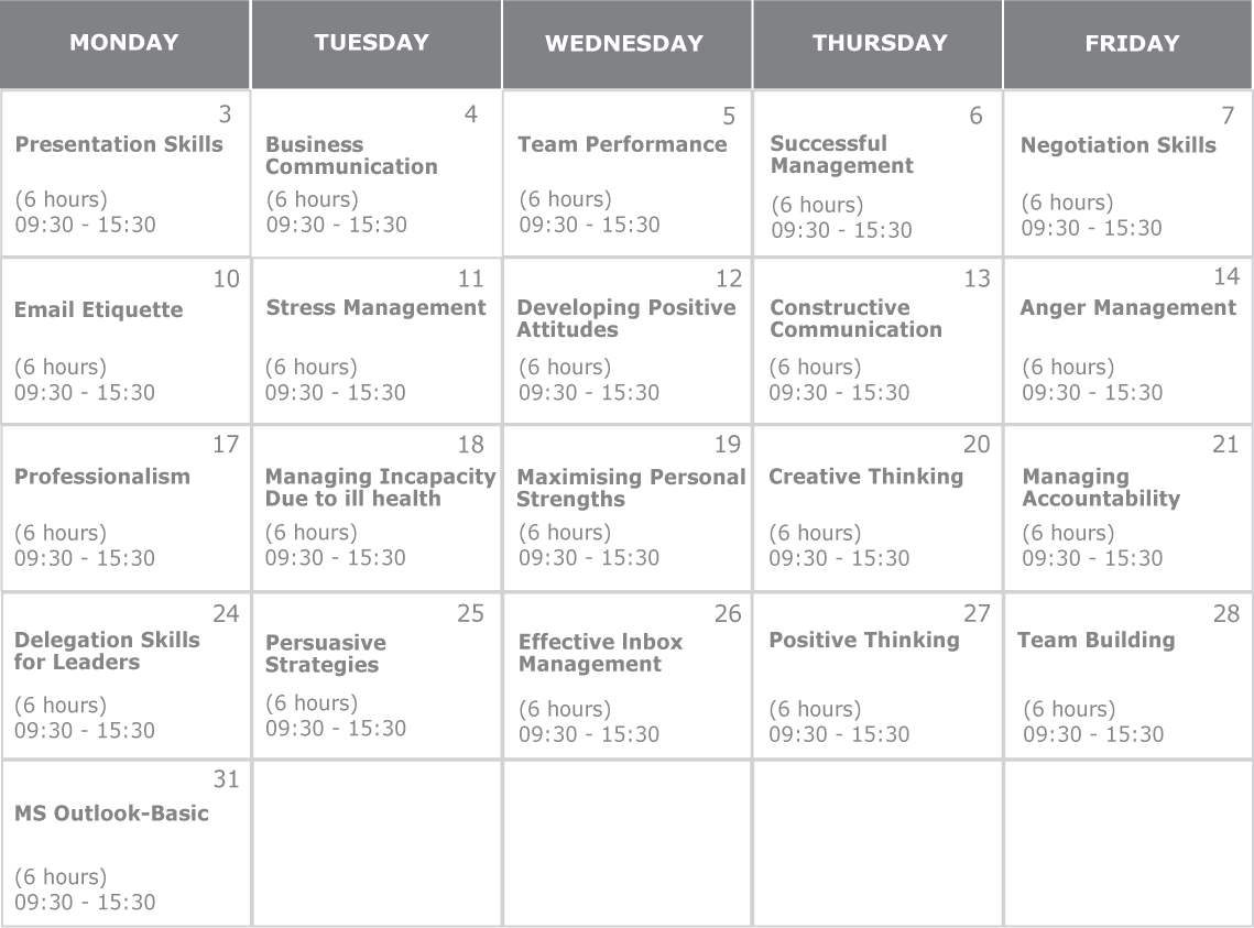 Staff Training With A Difference